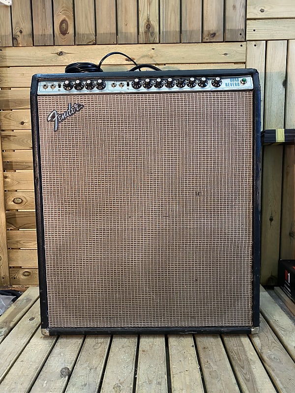 Fender Quad reverb silverface tube amplifier Made in USA CBS | Reverb