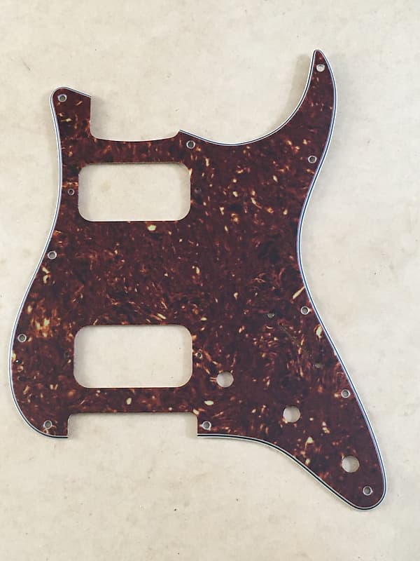 Vintage USA Reissue Strat Relic Pickguard Fender HumBuckers | Reverb
