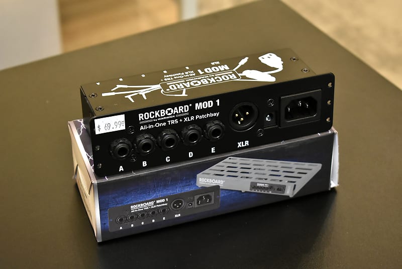 Rockboard MOD 1 V2 - All-in-One TRS & XLR, IEC & Barrel | Reverb