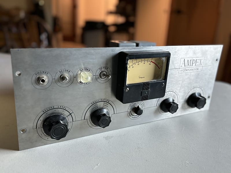 vintage Ampex 350 tube preamp mic Free Shipping | Reverb