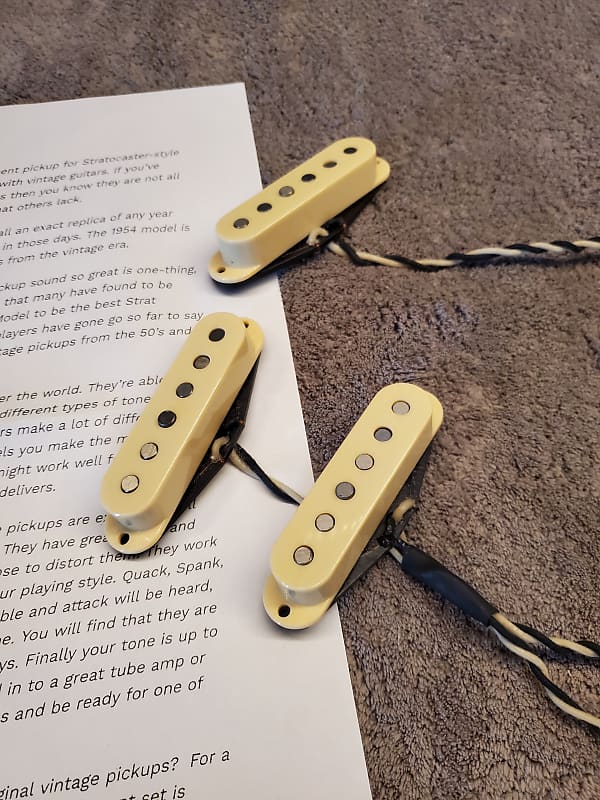 Virgil Arlo Model 1954 Strat Pickups | Reverb Virgil Arlo Model 1954 Strat Pickups | Reverb