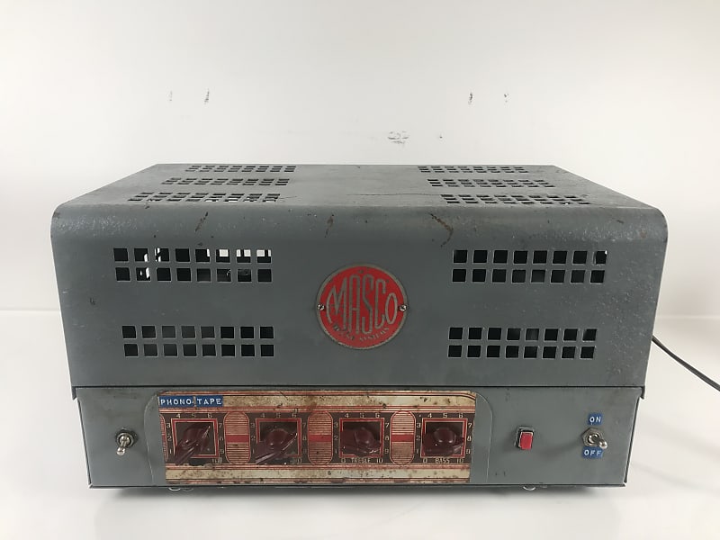 Masco MA 25 Tube PA Guitar Harp Amp 6L6 | Reverb