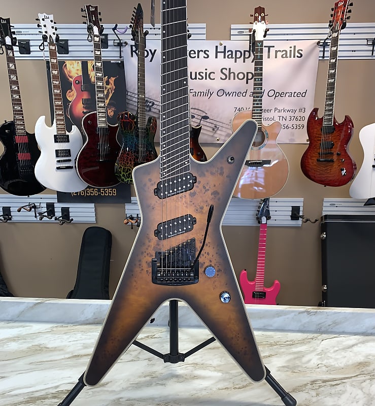 Dean ML Select 7 Multiscale Kahler 2021 - Satin Natural Black | Reverb