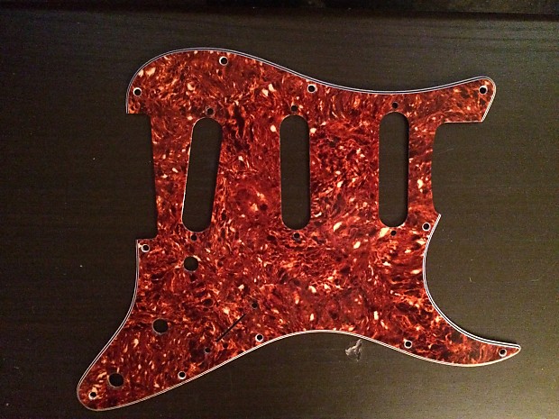 Fender Stratocaster Pickguard Tortoise Shell | Reverb