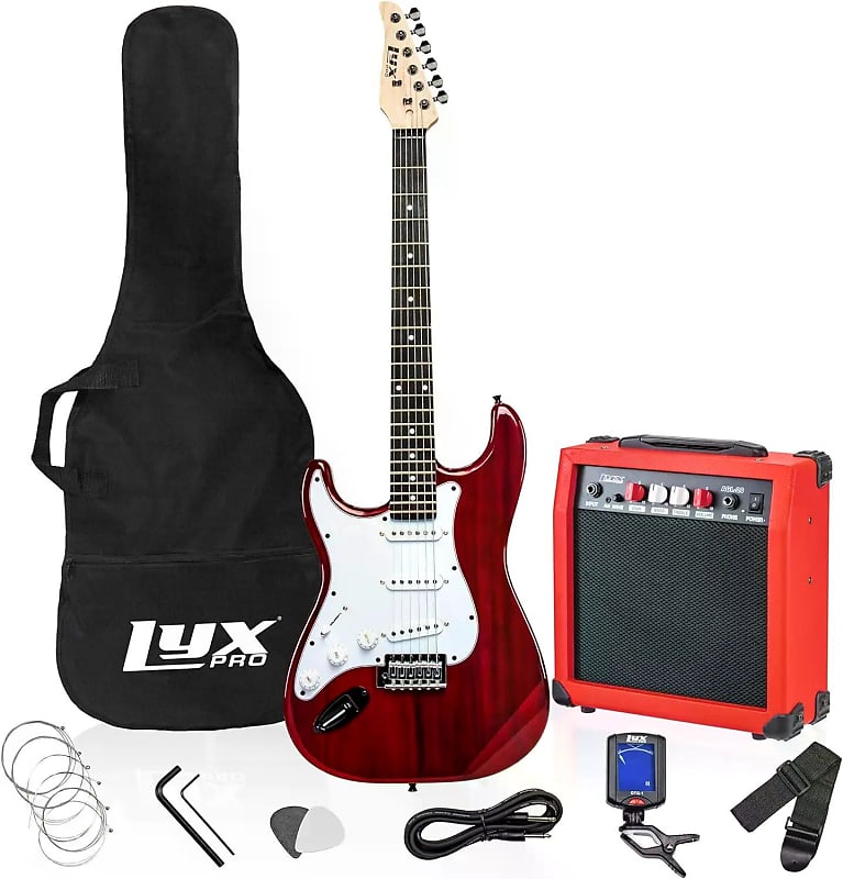 39 inch Electric Guitar Kit Bundle with 20w Amplifier All | Reverb