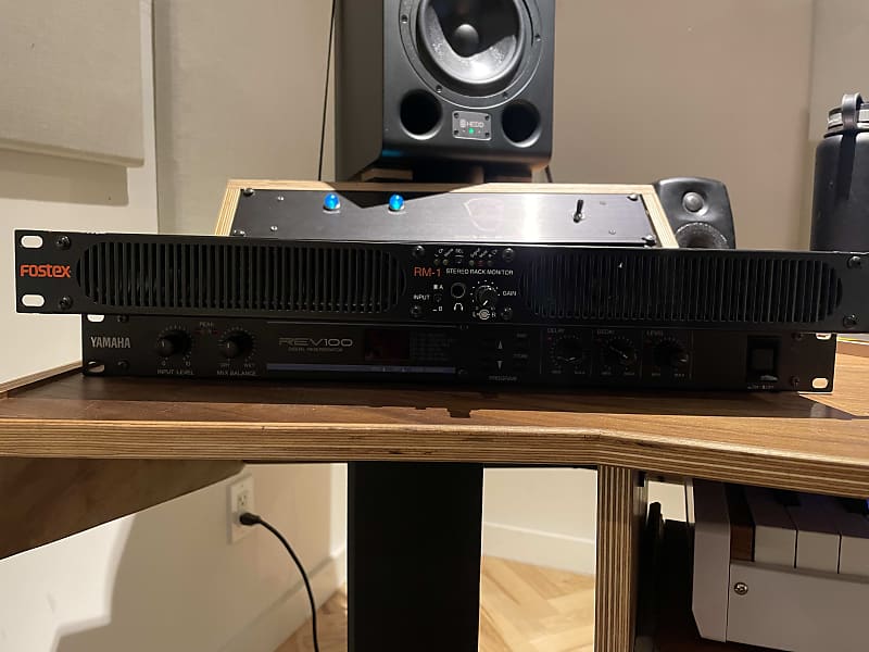 *HARD TO FIND* Fostex RM-1 90's - Rack Mount Stereo Monitor | Reverb