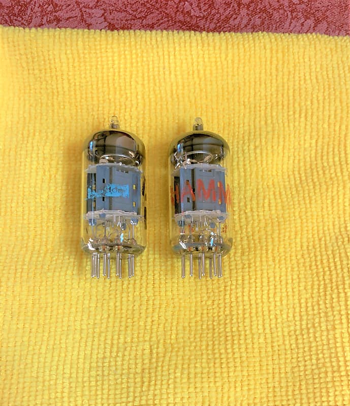 2x Amperex Holland 12AX7/ECC83 Tubes - Hammond & Harmon | Reverb