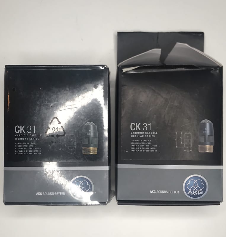 2 Akg Ck31 capsules | Reverb