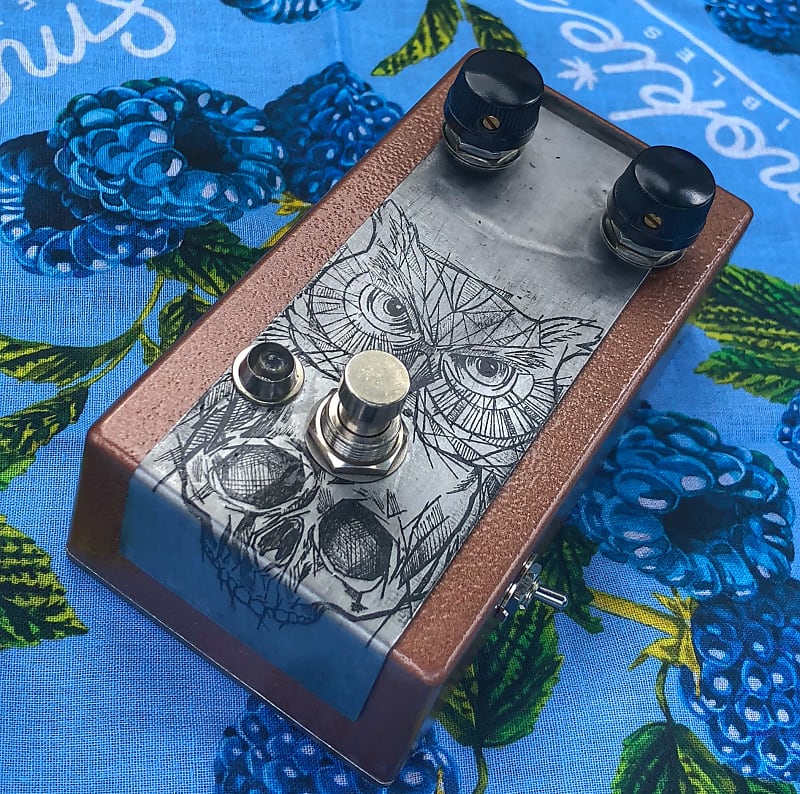 DIY Germanium Treble Booster 2022 Etched Aluminum & Bronze | Reverb