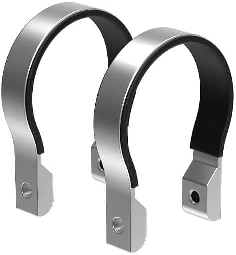 Diamond Audio CL325B 3.25" Clamp Ring, 4 pcs, Silver, Black | Reverb