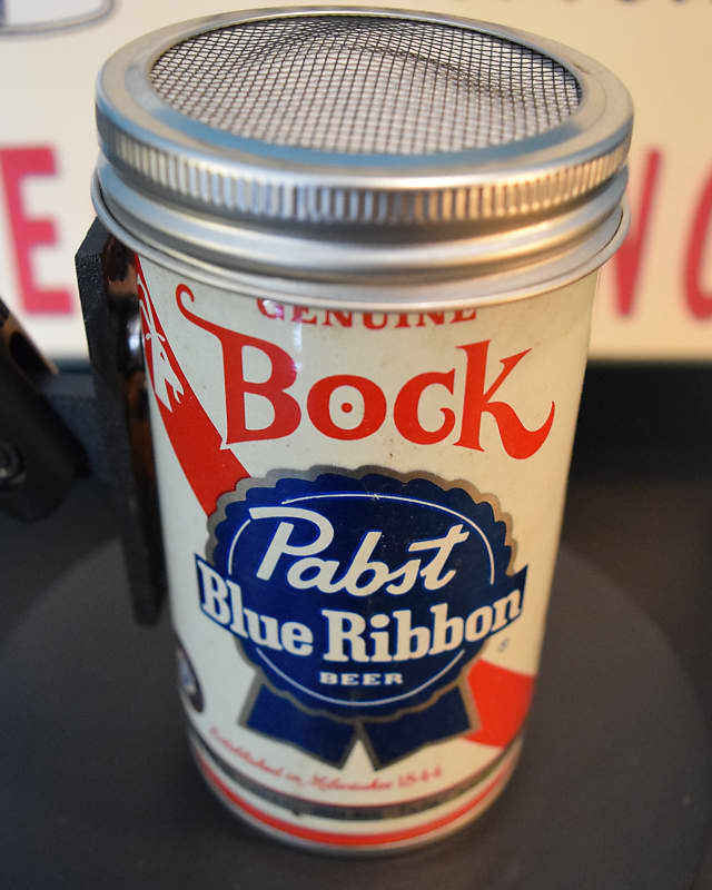 Lo Fi Beer Can Microphone - Pabst Blue Ribbon 1970s | Reverb Australia