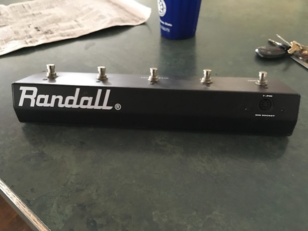 Randall 5 button foot switch ? Black | Reverb