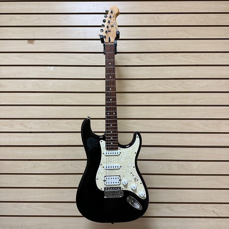 Crafter Ashland Strat Copy HSS Black | Reverb