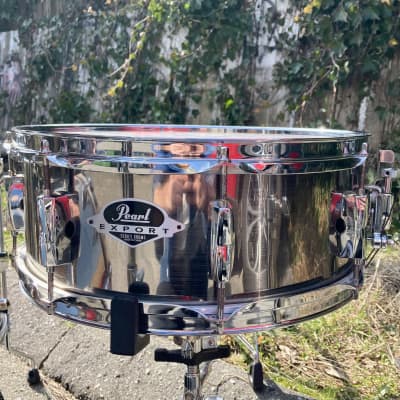 Pearl Export Series Drum Kit 10/12/14/20 (Used) - Silver | Reverb