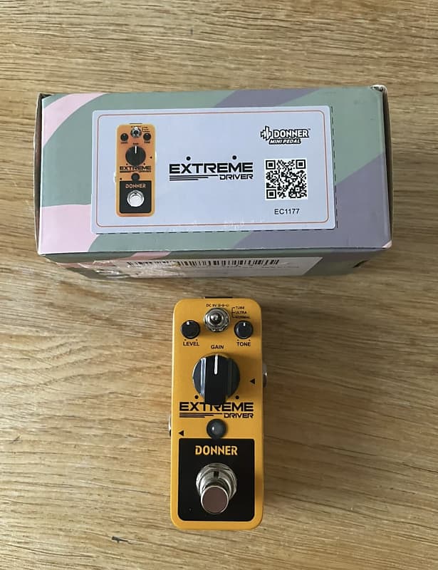 Donner Extreme Driver Overdrive/Distortion 2022 Yellow | Reverb