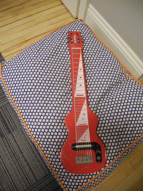 Morrell Little Roy Wiggins 8 string lap steel Red Sparkle | Reverb