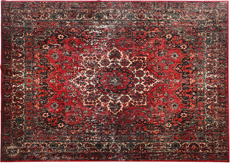 Drum N Base Vintage Persian-style Stage Rug - Original Red | Reverb