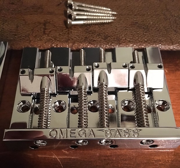 Fender Omega Bass Bridge 2016 Chrome | Reverb