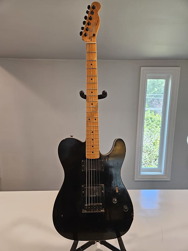 Schecter Partscaster with Fender Neck 2010s ? - Black | Reverb