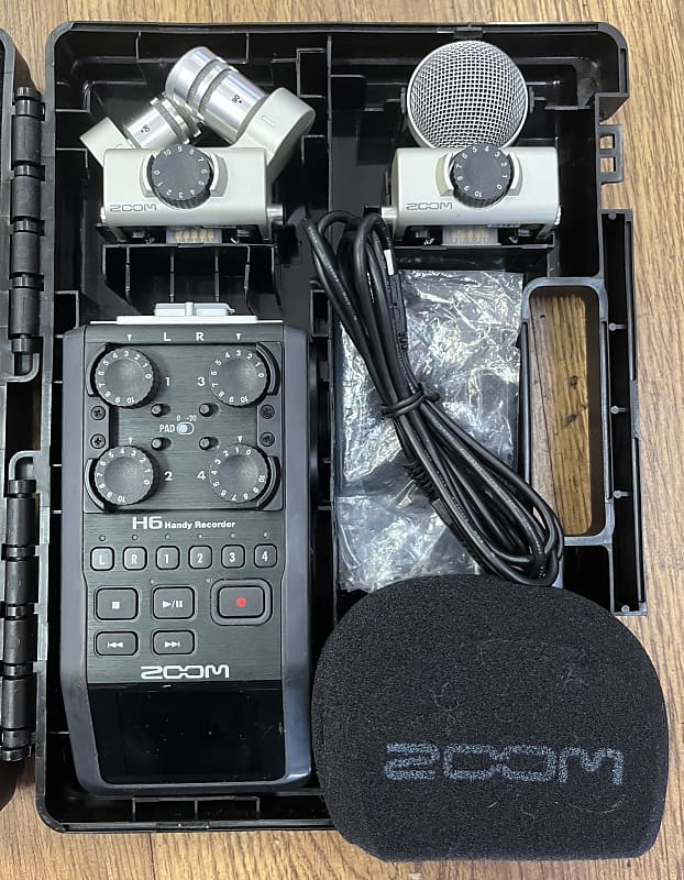 ZOOM H6 HANDY RECORDER SIX-TRACK PORTABLE RECORDER (USED) | Reverb