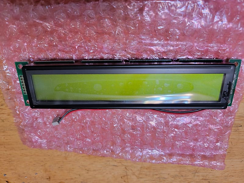 Korg TR Rack / SG Rack Black on Green Backlit LCD Display | Reverb