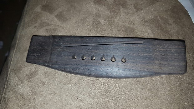 6 String ACOUSTIC GUITAR BRIDGE Solid Wood | Reverb