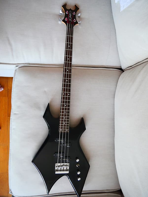 Bass B.C. Rich Warlock Widow Platinum Series Made in Korea | Reverb