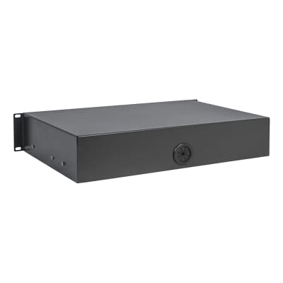 STRD-2D | 19" 2U Locking Rack Mount Sliding Drawer, with | Reverb