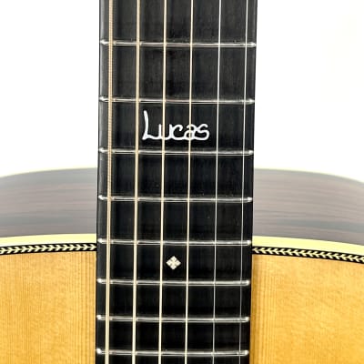 2002 Lucas LD-28 Wedge Natural Randy Lucas Custom Instruments | Reverb