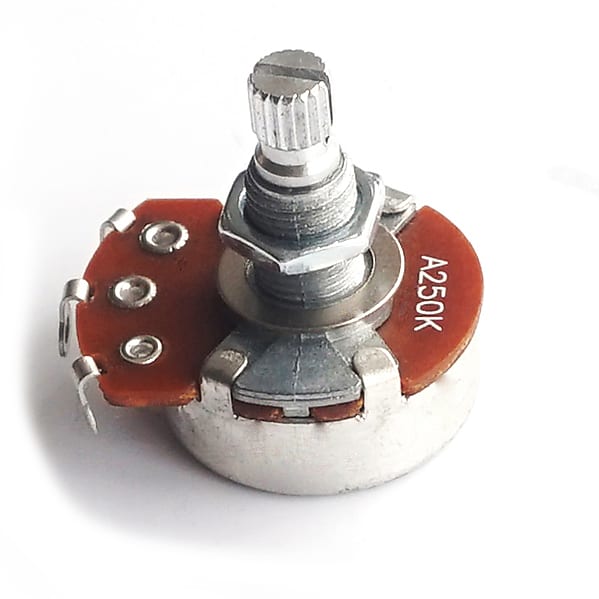 Alpha Guitar Pots – Mini Potentiometer - A250K | Reverb