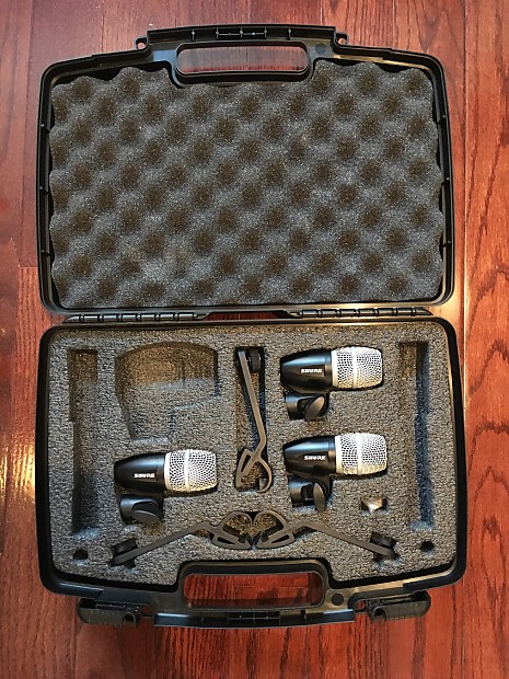 Shure PG56 Drum Mic 3 Pack w/ Mounting Clips & Travel Case | Reverb
