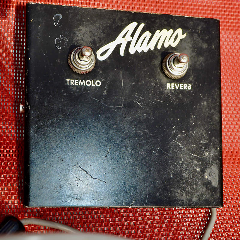Vintage Alamo Amplifier Tremelo/Reverb 2 Button Foot Switch | Reverb