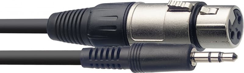 Audio cable, XLR/mini jack (f/m), 1 m (3') | Reverb