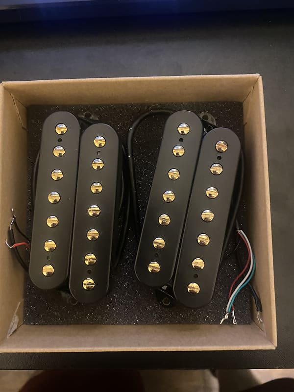 Kiesel Holdsworth 7 string Multiscale pickup set | Reverb