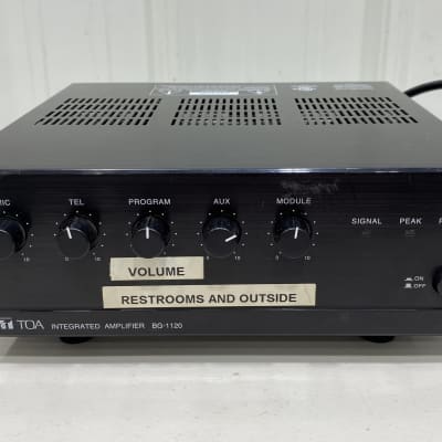 TOA BG-1120 5 CH Amplifier | Reverb