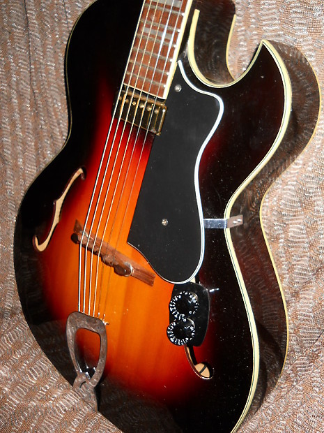 1963 Guild CA-100 Acoustic Archtop Guitar Sunburst w/floating | Reverb