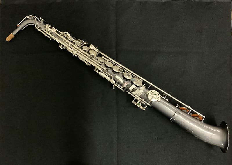 Sax Dakota SDAS-1020 Straight Alto Saxophone - Gray Onyx | Reverb