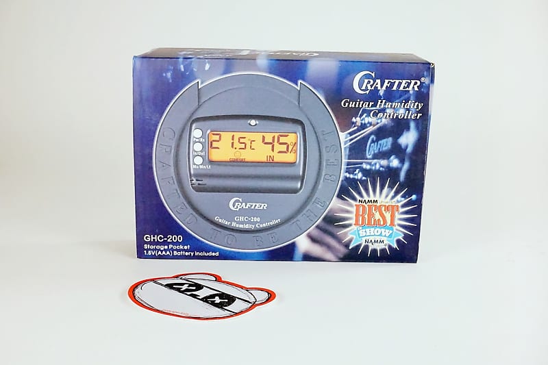 Crafter GHC-200 Acoustic Guitar Soundhole Humidity Controller | Reverb