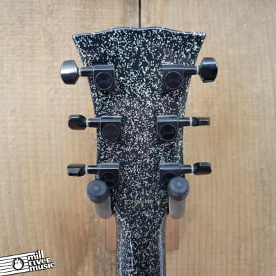 Jarrell Guitars JZS-1F Star Dust Black Sparkle Floyd Rose | Reverb