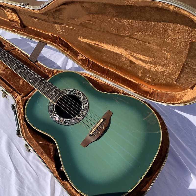 Ovation Collectors series 1982-8 #24 1982-8 Blue burst | Reverb UK