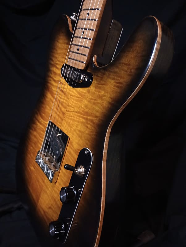 SOLD Custom Premium Tele T-Style Custom 2024 - Tobacco burst | Reverb