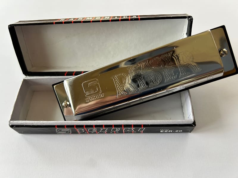 Suzuki (Easy Rider) Harmonica in C Limited Edition Silver | Reverb