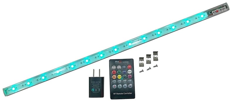 ProX X-GLOLITE20 20" RGB LED Accent Lighting Fixture Aluminum | Reverb