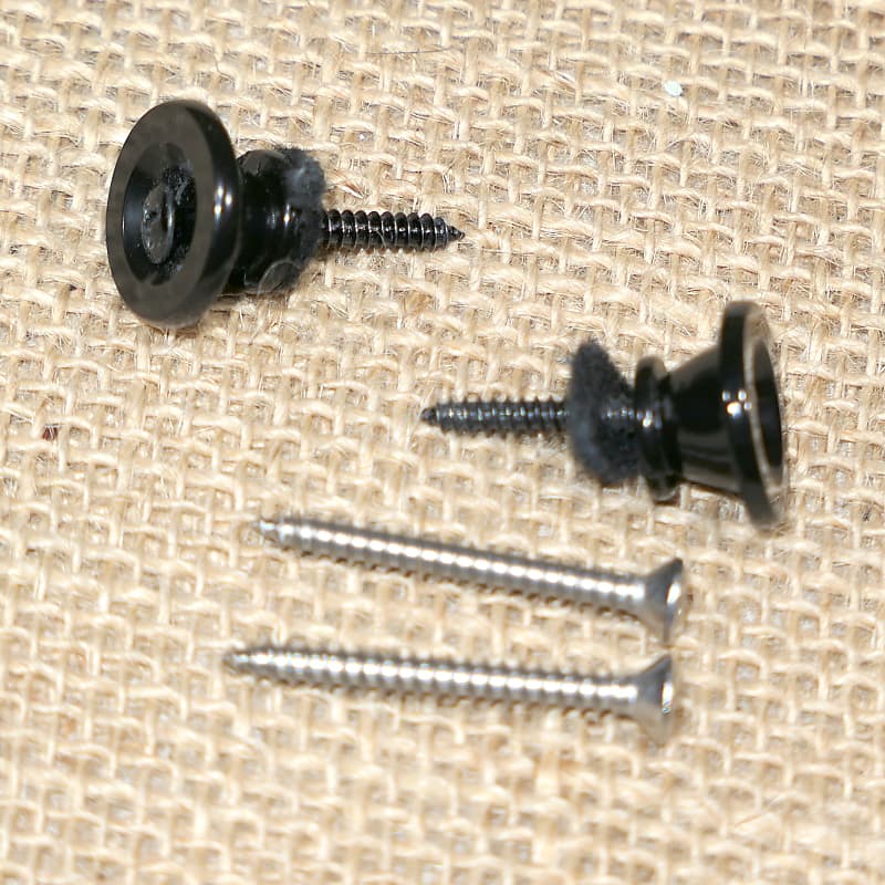 Strap Buttons Black, Genuine Jackson JS22Q-7 7 String Dinky | Reverb