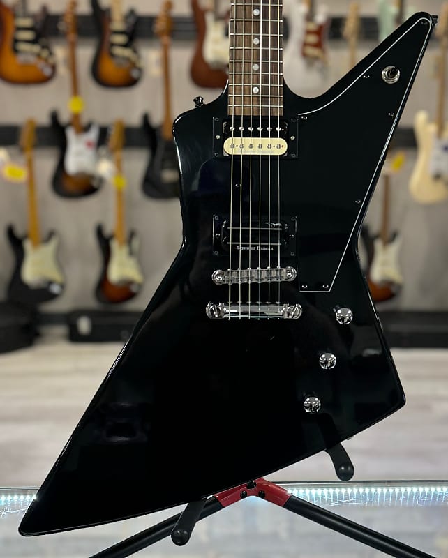 Used Gibson Explorer Ebony w/ Seymour Duncan 59 in Neck & | Reverb