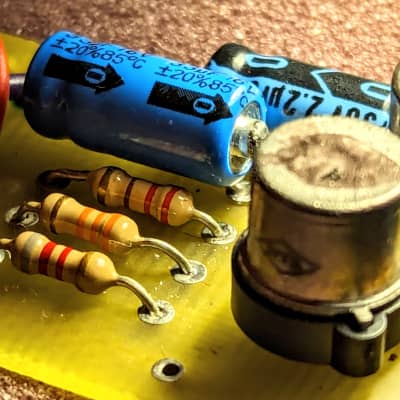 Rare Orange Cesar Diaz Original Texas Square Face Fuzz | Reverb