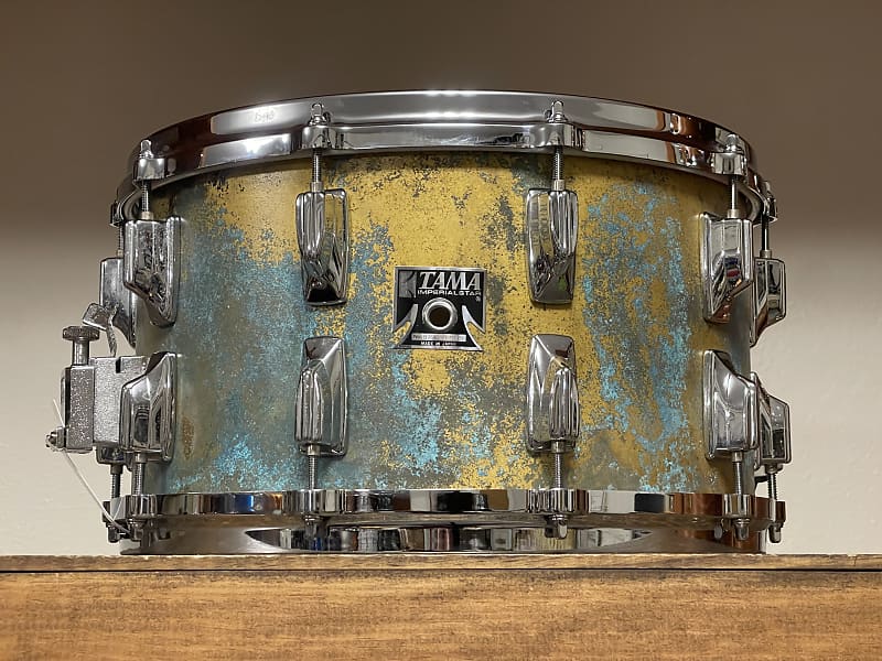 Custom 3MM Cast Bronze 8x14" Bell Brass Patina Snare Drum W | Reverb