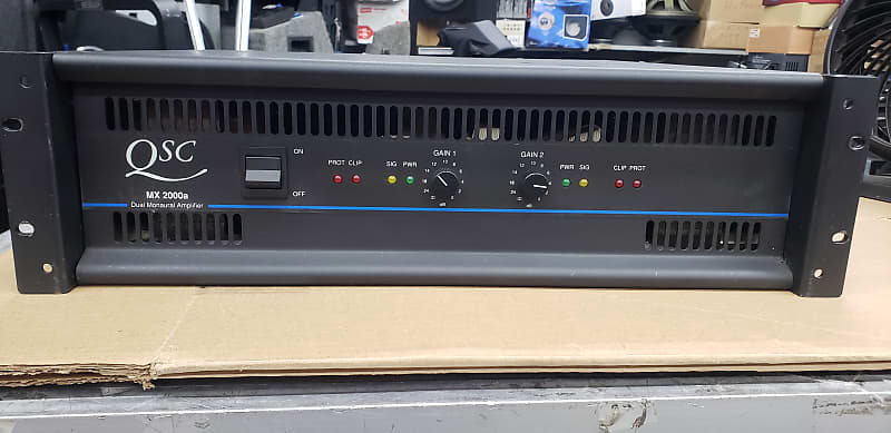 QSC MX2000a Dual Monaural Professional Amplifier | Reverb