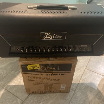 Kustom HV / 100 hybrid tube amplifier ? Black | Reverb