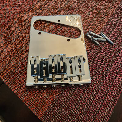 Fender Player Telecaster Bridge - Modern Chrome | Reverb